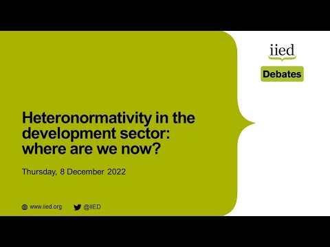 Heteronormativity in development – what does queer have to do with it ...