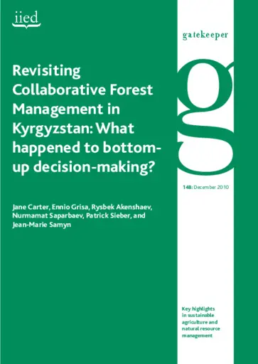 Revisiting Collaborative Forest Management in Kyrgyzstan: What happened ...