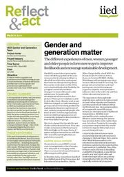 Making gender and generation matter | International Institute for ...